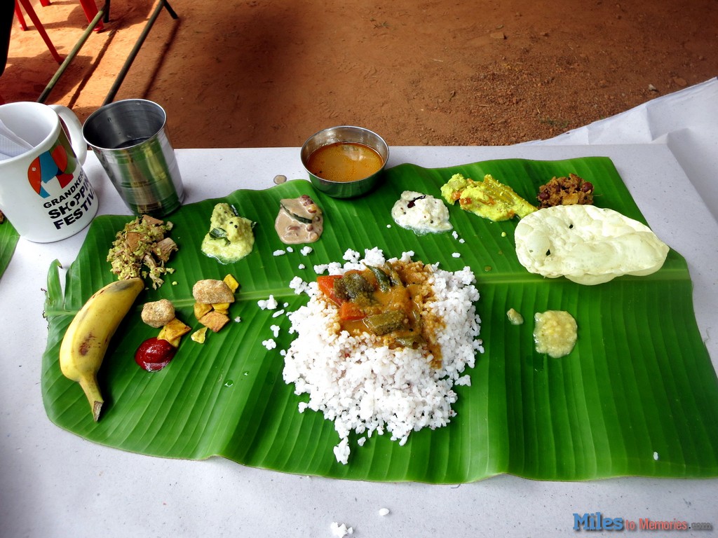 Getting My Hands Dirty Eating Sadya, A Traditional Meal In Kerala