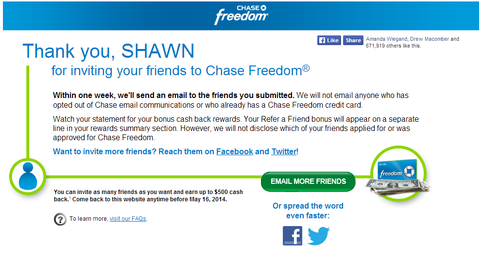 Chase Freedom Refer A Friend - Make Money Today!