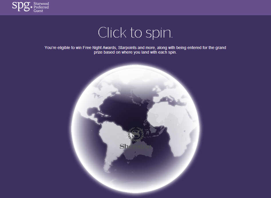 SPG's New Tap Into Luxury Game - Play Daily Through 9/30