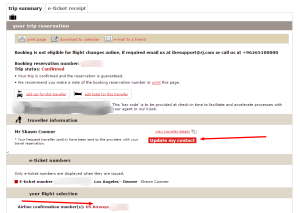 How To Change a Frequent Flyer Number on a BA Booking