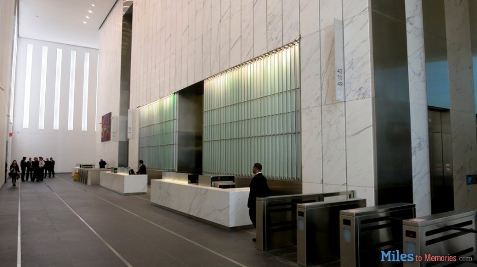 First Look at the One World Trade Center Lobby with Photos