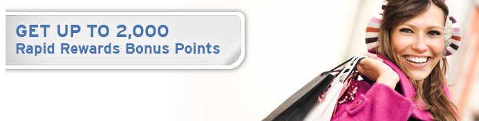Southwest Rapid Rewards Dining Bonus - Up To 2,000 Points!