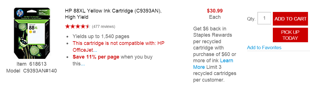 Staples Ink Recycling Guide - Get Hundreds In Free Stuff