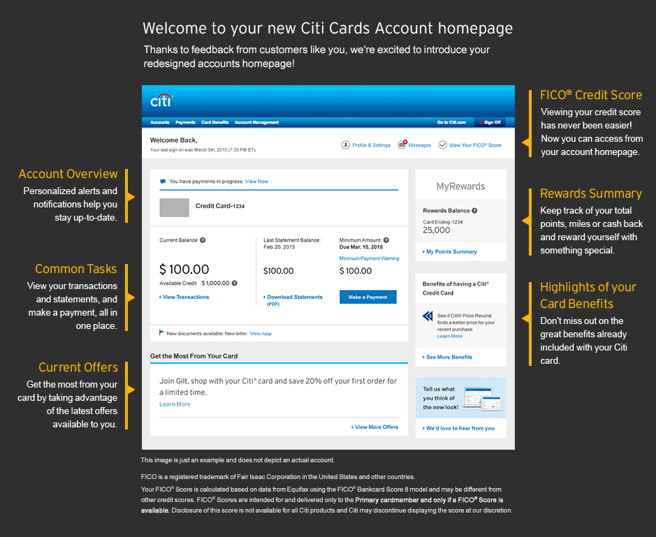 Come See the new Citi Cards Homepage - What a Vast Improvement! - Miles ...