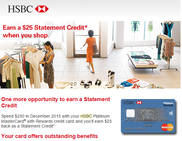 6.25X Everywhere HSBC Targeted Spending Offer