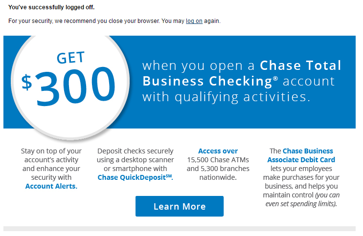 Chase Business Checking Bonus 2016: Targeted Offers up to $500