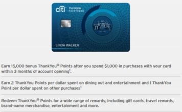 Citi ThankYou Preferred Offer, 15K Bonus With NO 24-Month Restriction ...