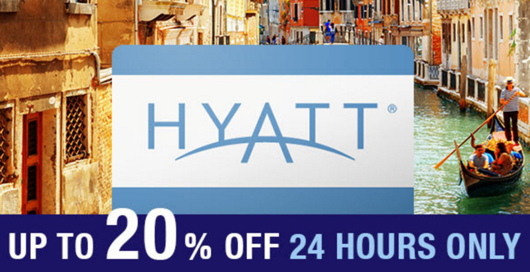 Flash Sale: 20%+ Off Hyatt Gift Cards + 5X! - Miles to Memories