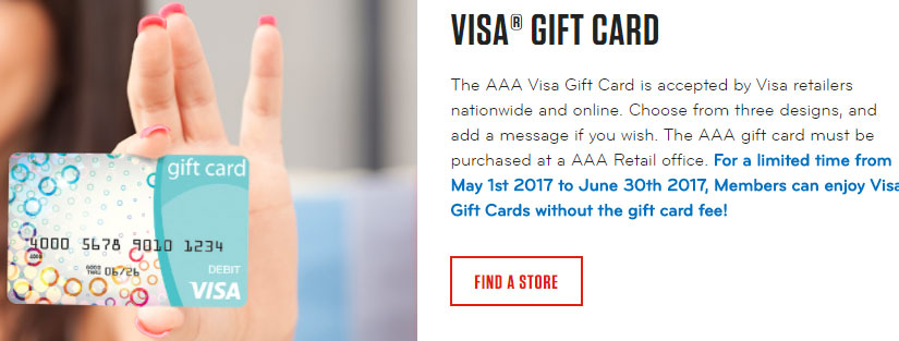 AAA is Offering Fee-Free Visa Gift Cards till the End of June - Miles ...