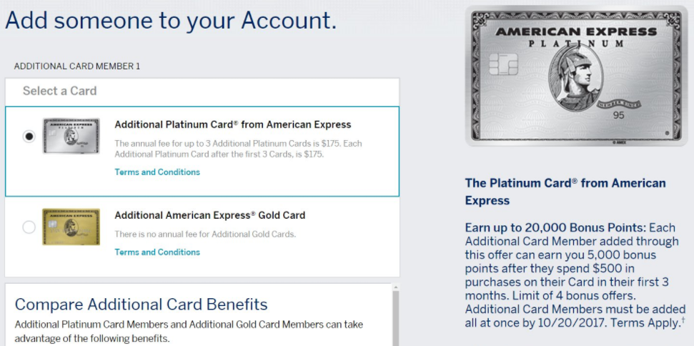Authorized User Offer for Amex Platinum Card is Back, Earn up to 20K MR ...