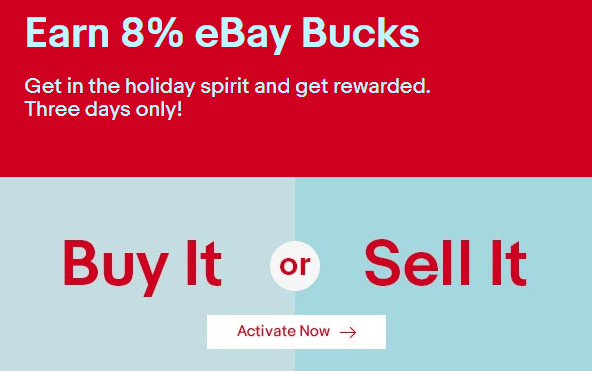 New 8% eBay Bucks Bonus Offer For Buyers and Sellers [Targeted] - Miles ...
