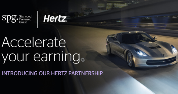 SPG Partners with Hertz, Status Match and 200 Starpoints per Rental ...