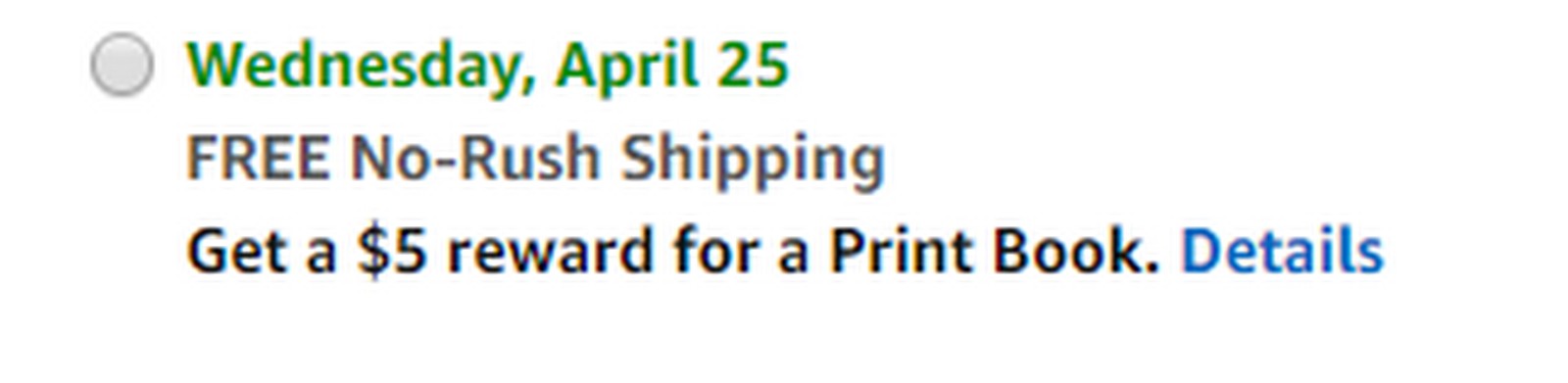 New Amazon No Rush Delivery Offer, It's Pretty Awesome!