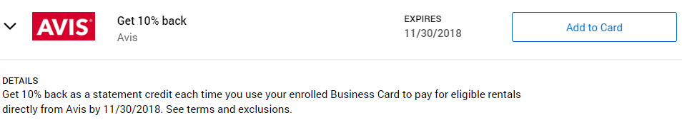 New Amex Offers for Business Cards: Save 10% at Boxed & Avis - Miles to Memories