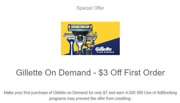 Make $33 with Gillette Offer From Swagbucks - Miles to Memories