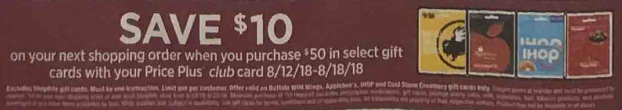 ShopRite: Buy $50 in Gift Cards, Get $10 Savings Coupon - Miles to Memories