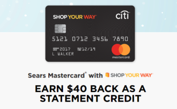 Citi Sears Mastercard, $40 Statement Credit With $50 Spend - Miles to ...