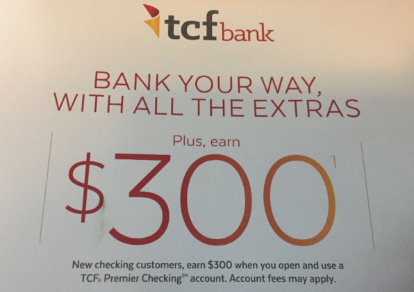 Targeted $300 TCF Bank Account Mailers Are Back - Miles to Memories