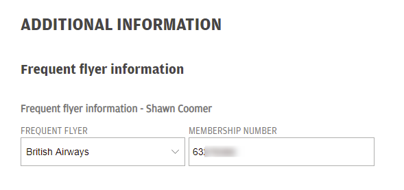 How to Add Your AAdvantage Number to a British Airways Avios Booking in ...