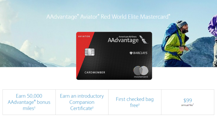 New Bonus for Barclays AAdvantage Aviator Red Card Includes a Companion ...