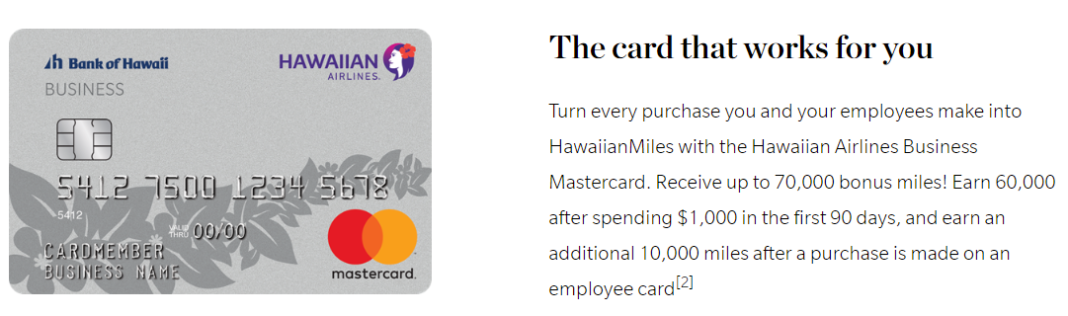 Earn 70K Miles with Hawaiian Airlines Business Mastercard - Miles to ...