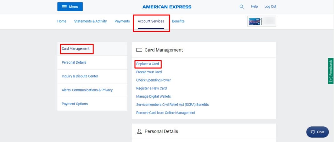 How to Get An Amex Replacement Card Without Calling or Chatting