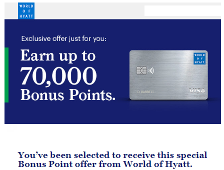 Chase Hyatt Card Has a New Targeted Best Ever Offer - Miles to Memories