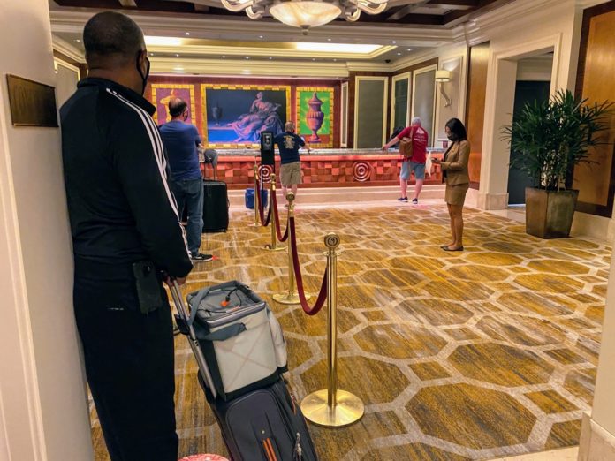 Vegas Re-opening Day: A Different Check-In Experience & What It's Like
