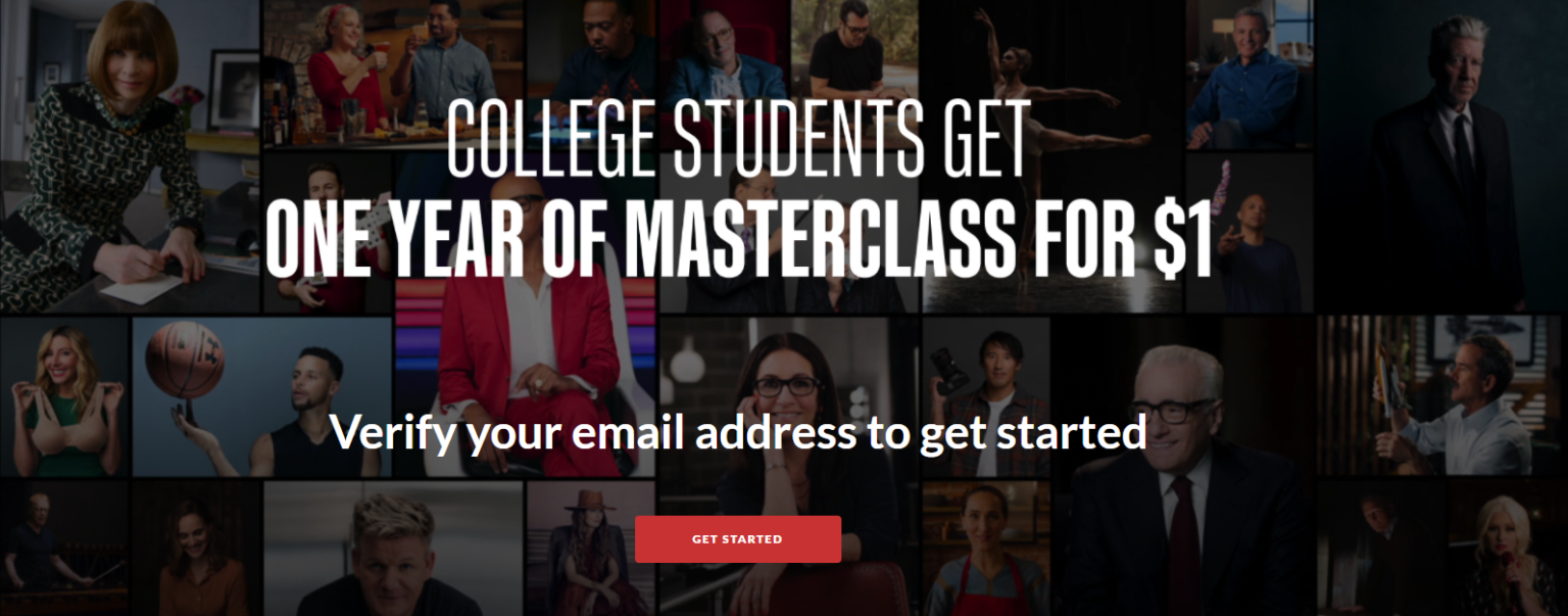 College Students Can Pay Only $1 for a MasterClass Subscription Today ...