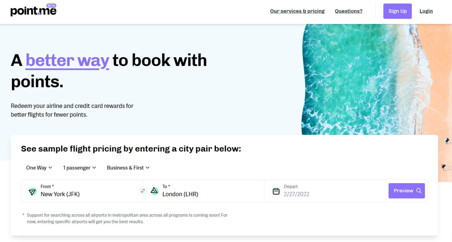 (1 Month For $1) Point.me Overview: A New One-Stop-Shop for Finding ...