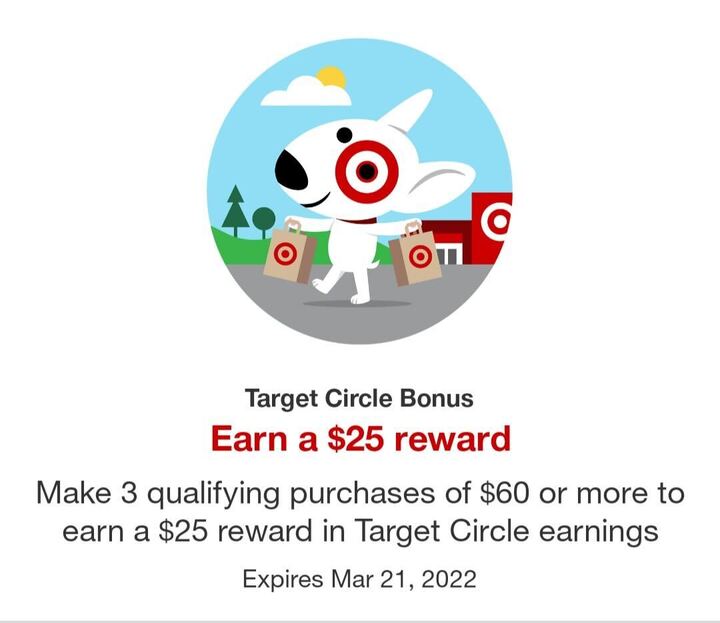 Target Circle Offers, Earn Up to $25 Reward When Making 3 Purchases ...