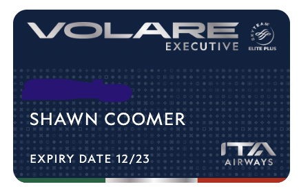 Adding ITA Airways Volare Number to Air France Flying Blue Booking - Fail!
