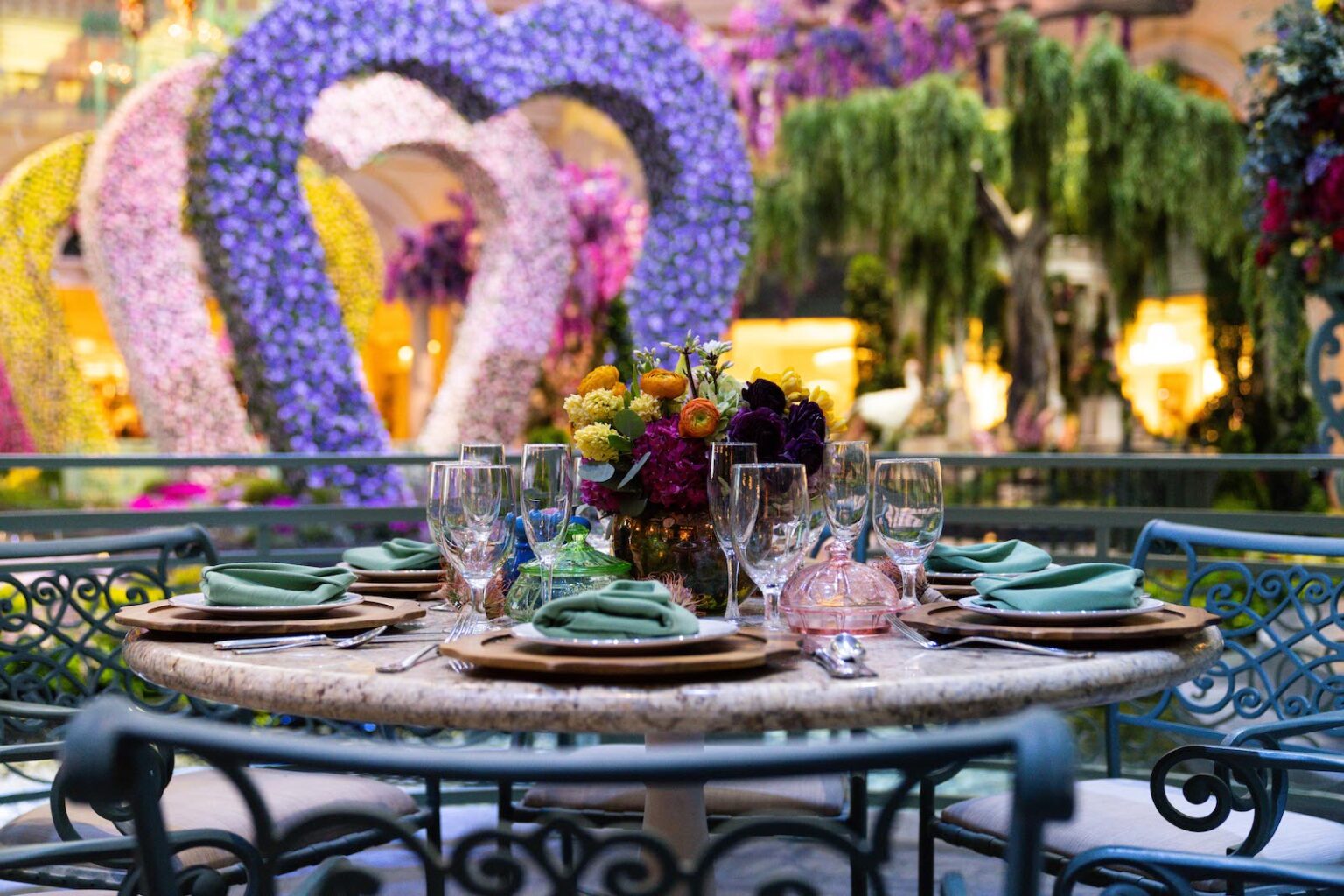 Step into a European Garden of Love at Bellagio's Conservatory ...