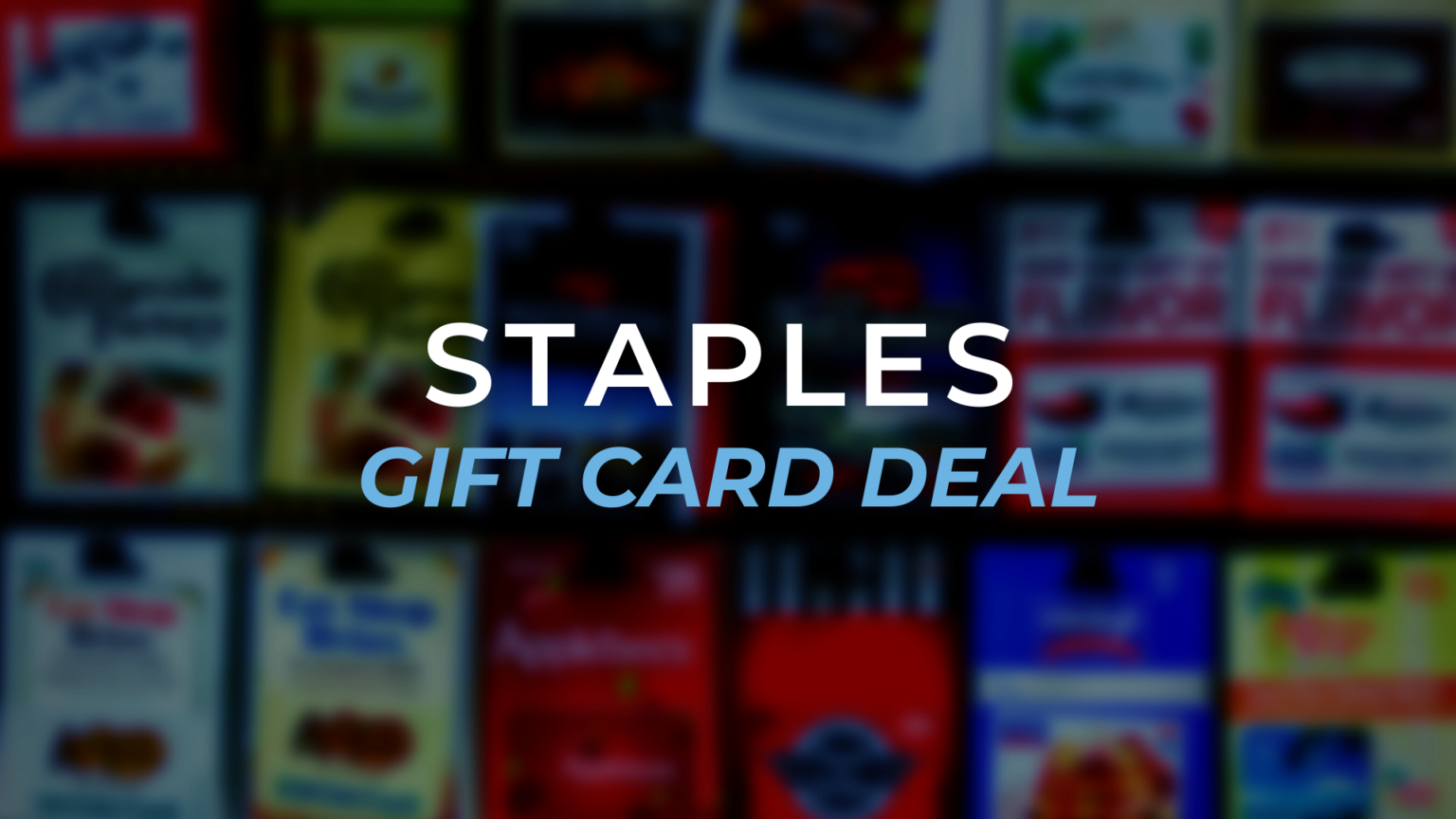 Staples Visa Gift Card Deal Returns For Fee Free Points Earning