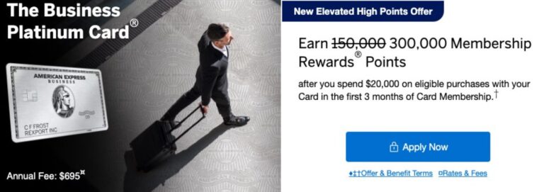 What!!! Amex Business Platinum Now Offers 300K Bonus (YMMV) - Miles to Memories
