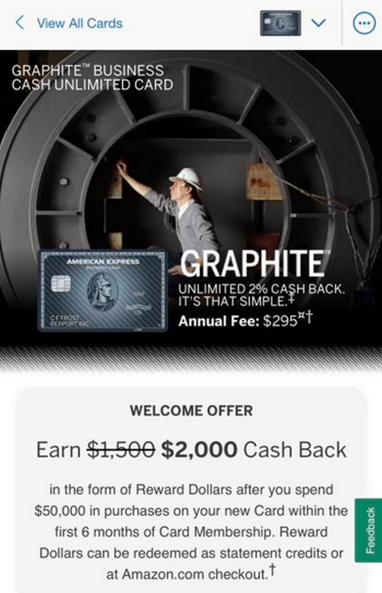 American Express Graphite Business Cash Unlimited Review